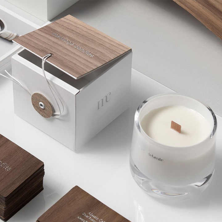 Custom White Cardboard Candle Boxes - Luxury & Recycled