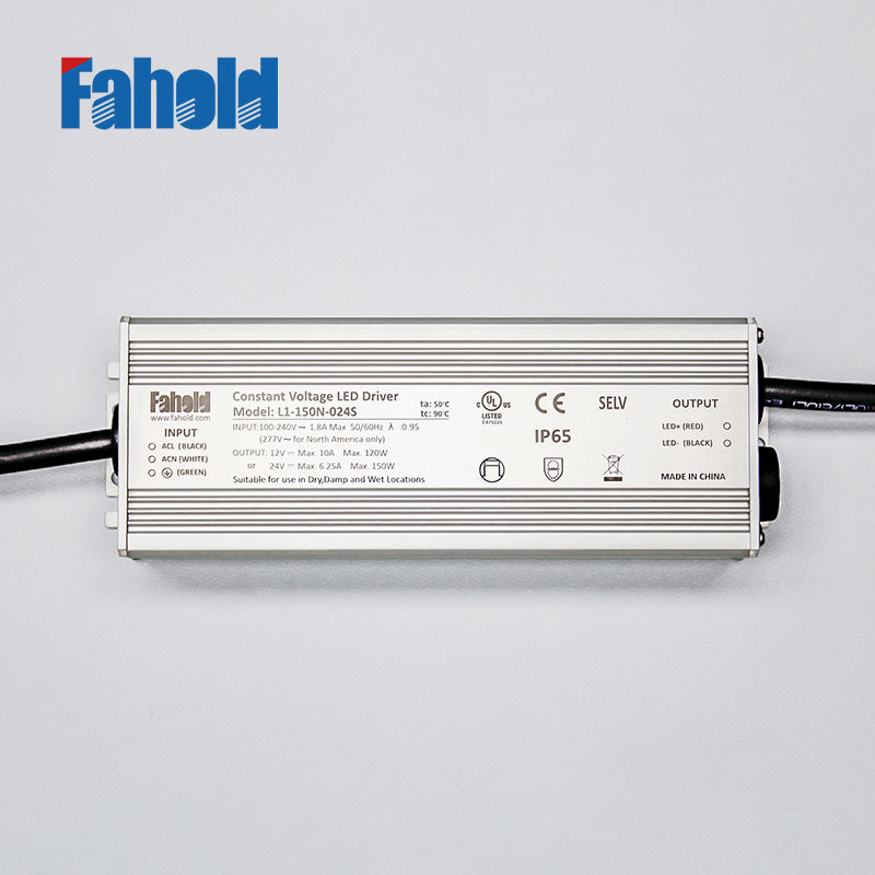 Multi-Protection LED Driver 12-24V 150W Waterproof IP65 Dip-Switchable ...