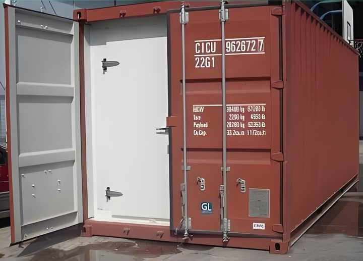 40ft Steel Shipping Container 20GP Size 20ft Capacity International ...