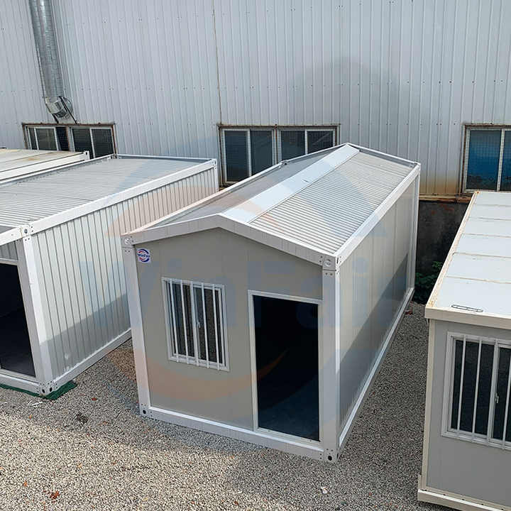WinFair Triangle Roof Hurricane Proof Prefab Mobile Tiny Homes Pre ...