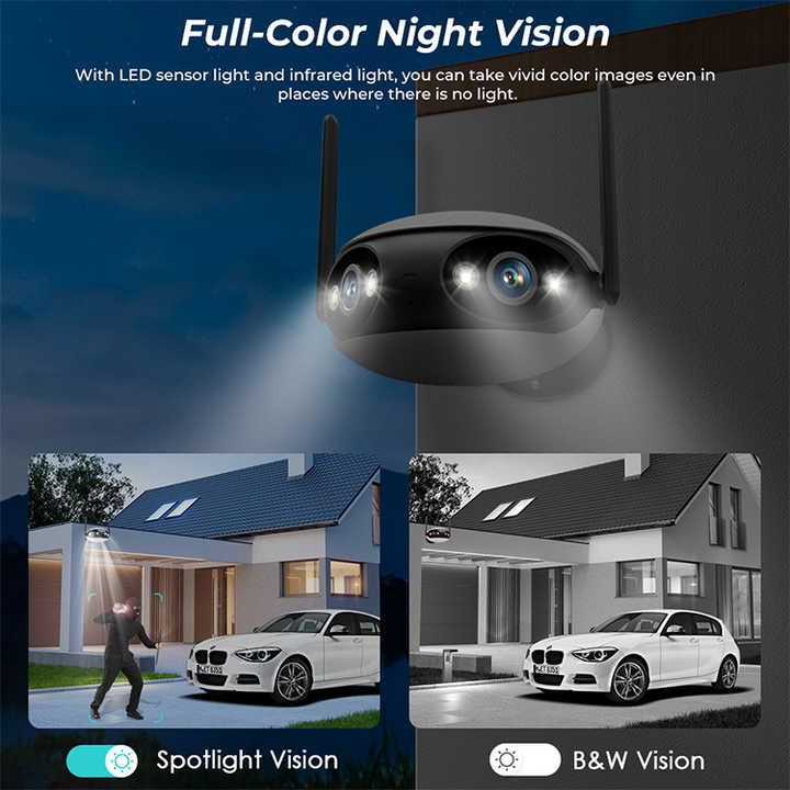 Best Quality Wifi Monitoring Camera Surveillance 4MP Wide Angle Monitor ...
