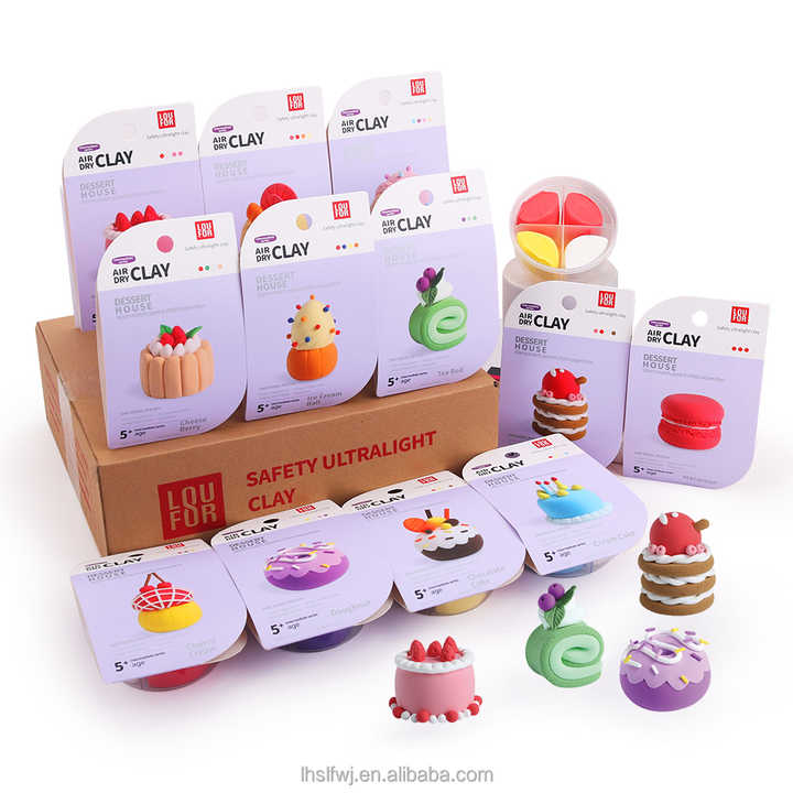 Hot Sales 36 Colors Plasticine - Super Light Clay for Kids