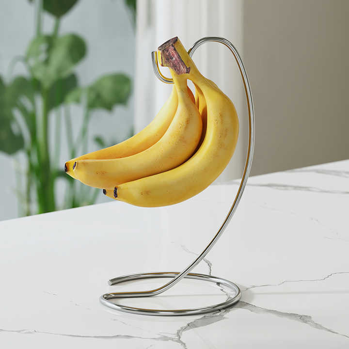 Stainless Steel Banana Tree Stand Decorative Storage Rack for Hanging ...