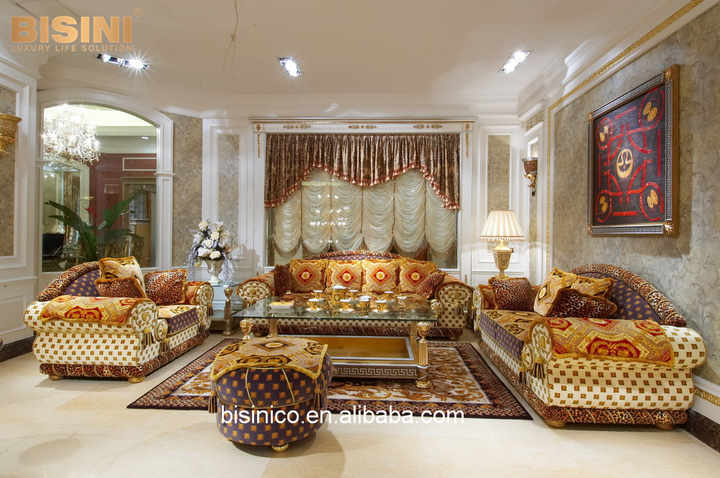 BISINI Saudi Arabia Majlis Arabic Sofa - Royal Palace Style