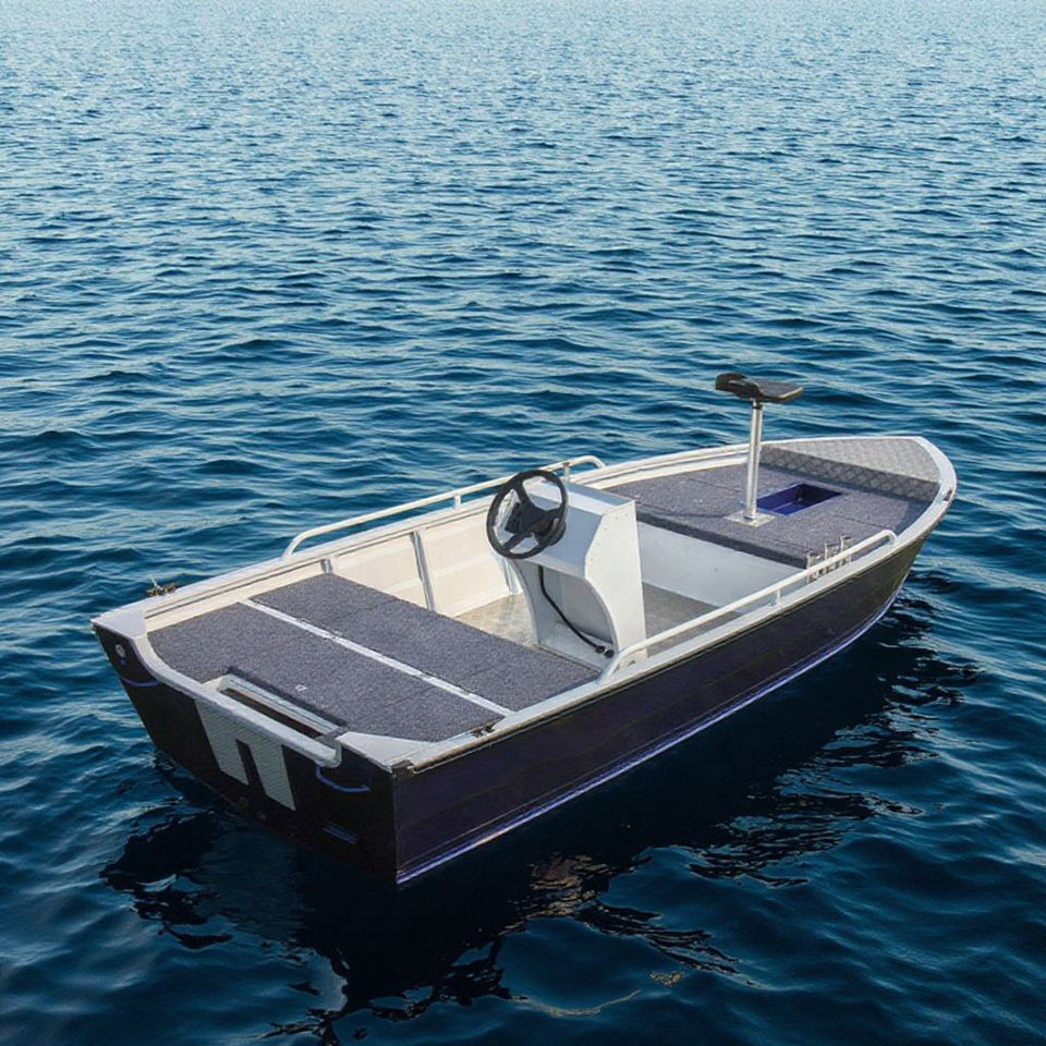 4.2M High Quality Lightweight Aluminum Rowing Boat Durable for Fishing ...