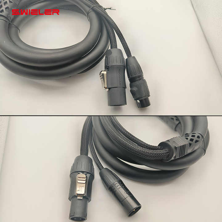 Stage Lighting Hybrid Power Dmx Cable 13awg Ofc Copper Waterproof ...