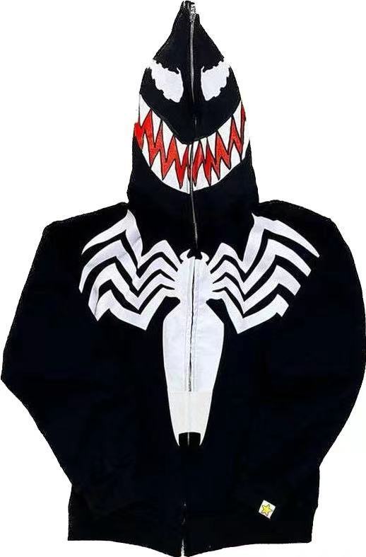 New Design Full Zip Over Face Hoodie for Men - Custom Logo Hip Hop ...