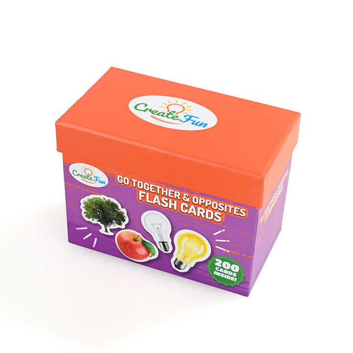 Custom Flashcards - 180 Pieces Educational Cards for Kids