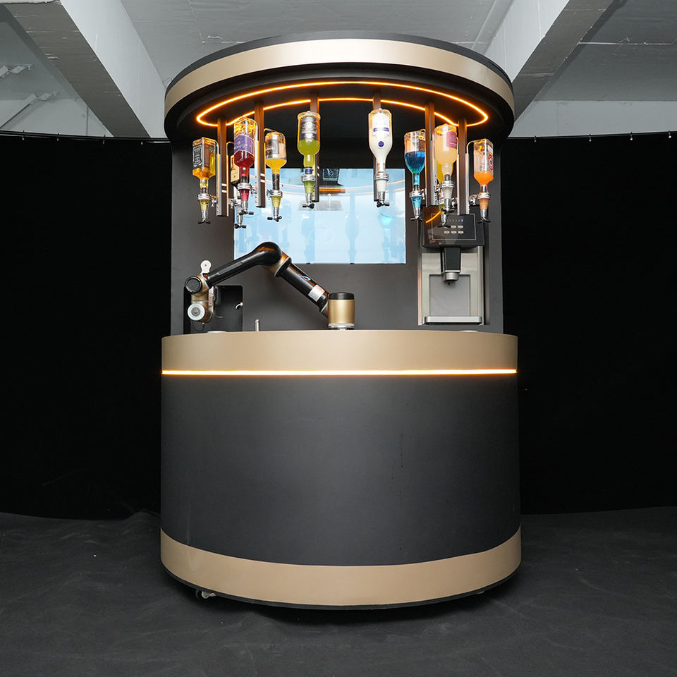 AI Recommended Smart Bartender Robot Self-Service Cocktail Kiosk with ...