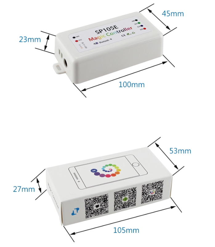 SP105E Magic control 2048 Pixels smart led pixel addressable light ...