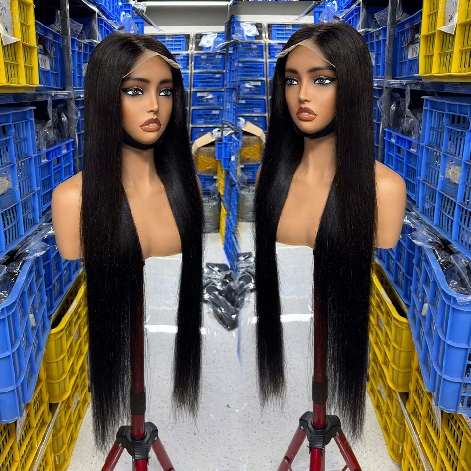 Raw 13x6 Indian Hair Wigs Human Hair Glueless Full HD Lace Front Wigs ...