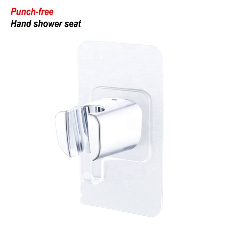 Universal Hand Shower Holder With 2 Hooks, Adjustable Aluminum Alloy ...