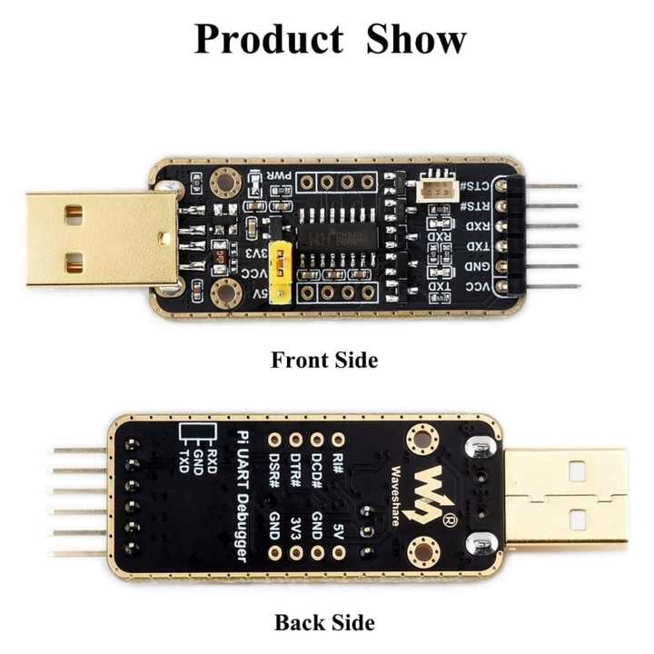 Orignal CH340/343 USB UART Debugger Module for Raspberry Pi 5 Type-A ...