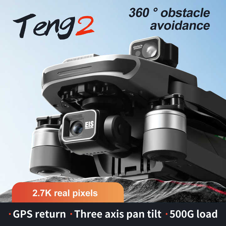 Foldable Drones WIFI 5G Small Ring Light 500 Payload Drones Remote ...