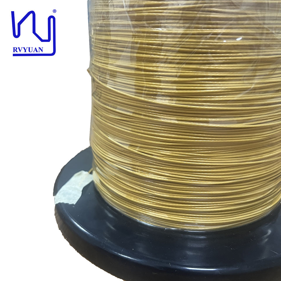 High-temperature ETFE/PFA/FEP Extruded Litz Wire 0.25mmX7 Strands ...