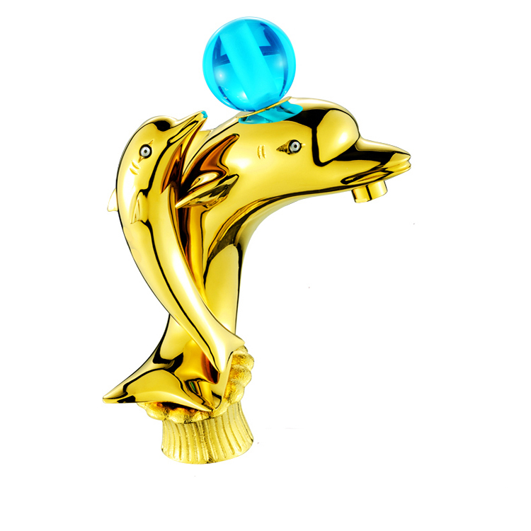 Luxury Duck Shape Brass Sink Faucet - Classic Gold Bathroom Basin Taps ...
