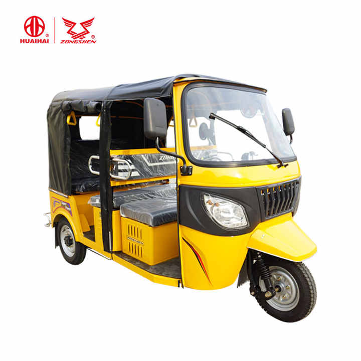 China 3 Wheel Keke Bajaj Ghana Gasoline Motor Tricycle