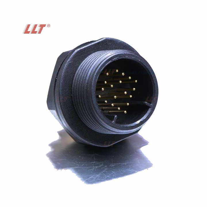 M25 24 Pin Threaded Female and Male Rotating Electrical Connector