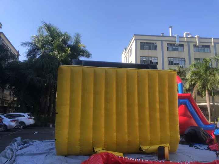 Bulldozer Style Inflatable Bounce House for Kids Construction Skid ...