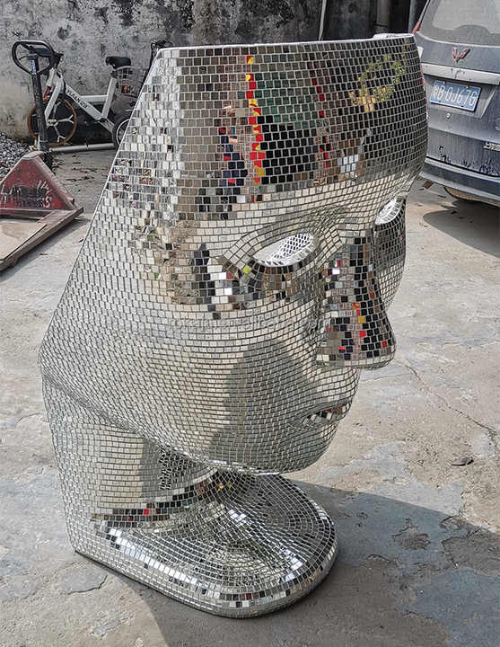 Customize Mosaic Face Chair Luxury Modern Fiberglass Chairs Hotel ...