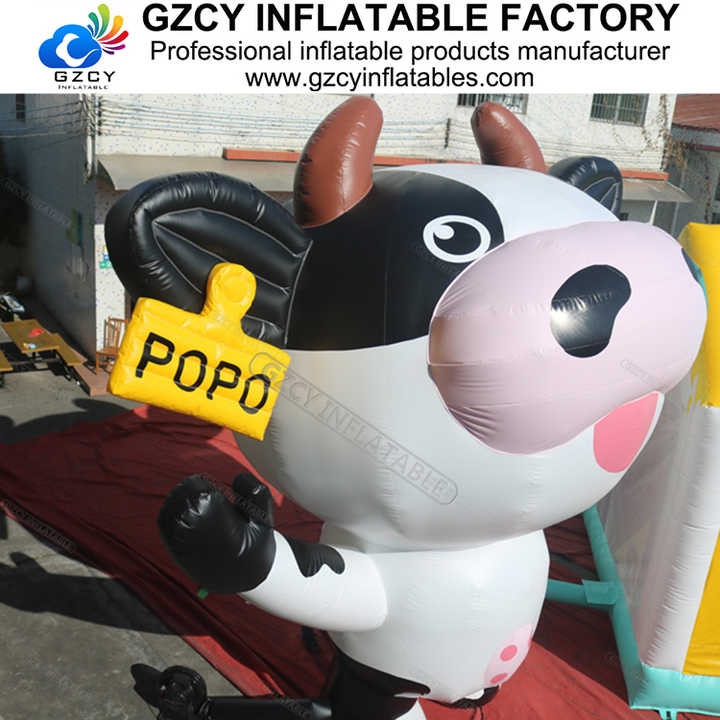 Large Cartoon Baby Cow Inflatable Animal-Shaped Advertising Decoration ...