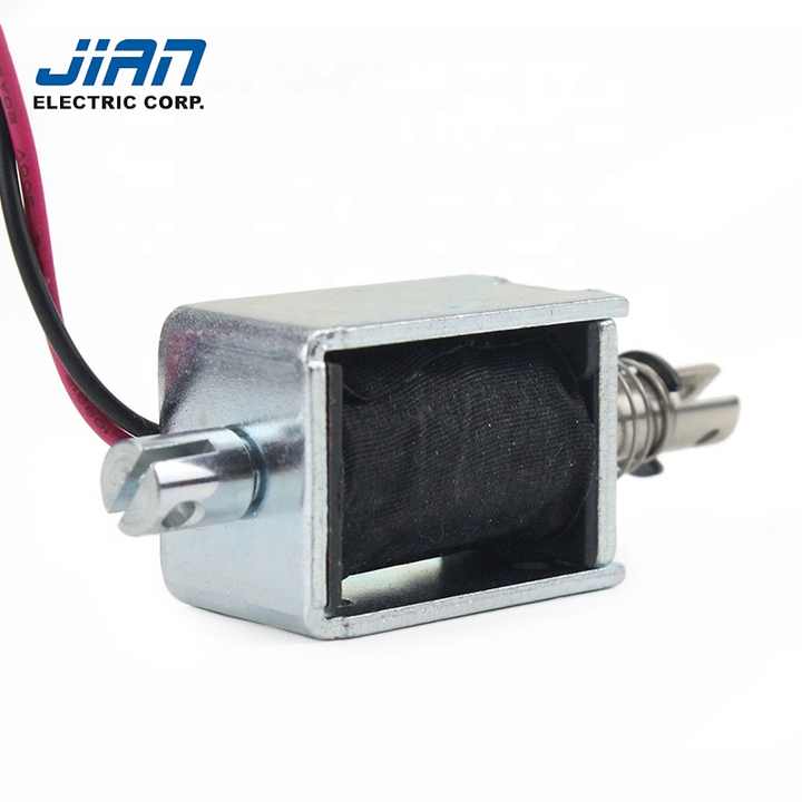 JSO-0837 Micro Electromagnet Push Pull Solenoids - 12VDC/24VDC, 20mm ...