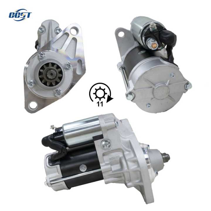 24V Trucks Starter for ISUZU NKR 4BE1 FSR90 NPR66 NKS58 NKR66 4HF1 4HG1 ...