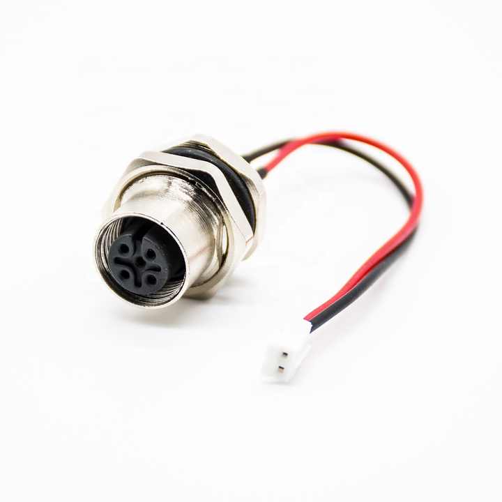 M12 Connector 4 Pin 8P for D Coding Color Code Series