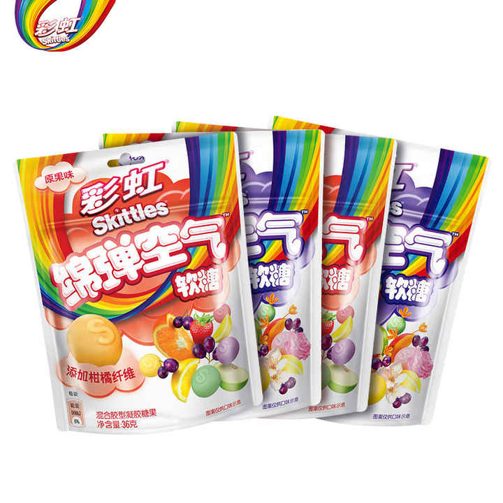 Wholesale Chinese Chewy Candy - Original Fruity 36g Bag