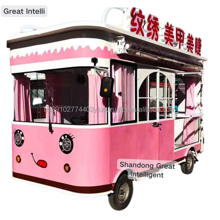 Mobile Store Beauty Makeup Van Manicure Eye-Brow Shaping