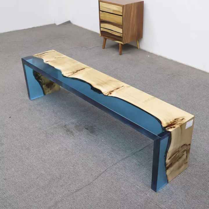 Nice Wooden Furniture Kitchen Live Garden Outdoor Park Patio Epoxy ...