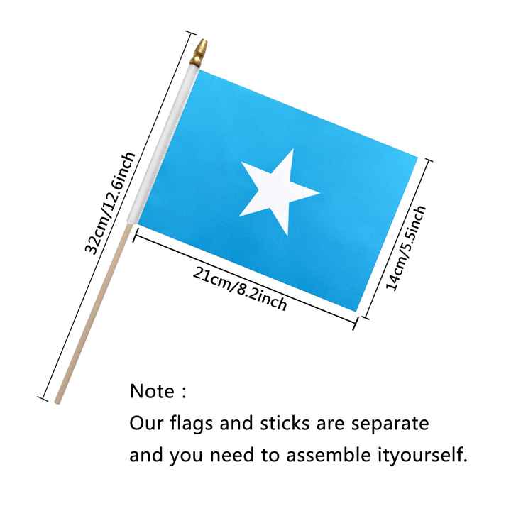 Custom Small Mini Flag Outdoor Sports Event Waving Handheld 5x8 Inch ...