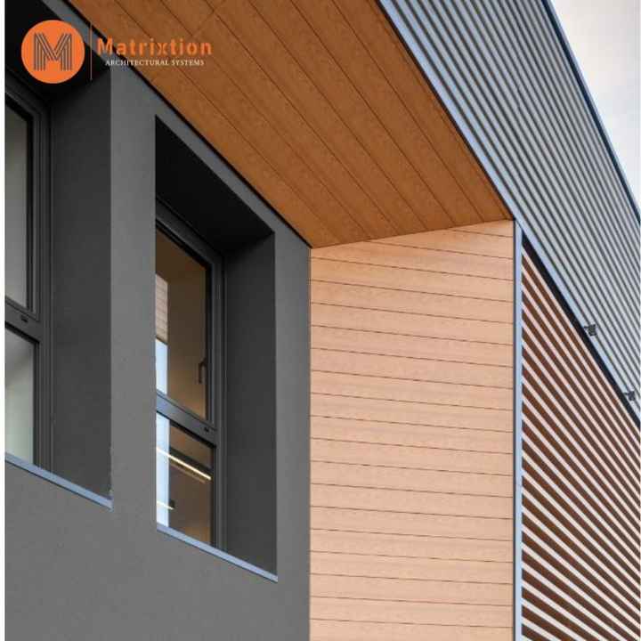Matrixtion Timber Look Aluminum Cladding Exterior Wall Siding| Alibaba.com