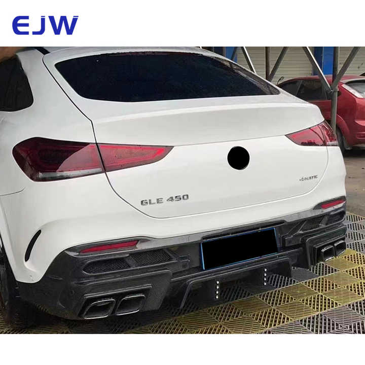 For 2020-2022 Mercedes Benz Gle Coupe Special Front Lip Rear Diffuser ...