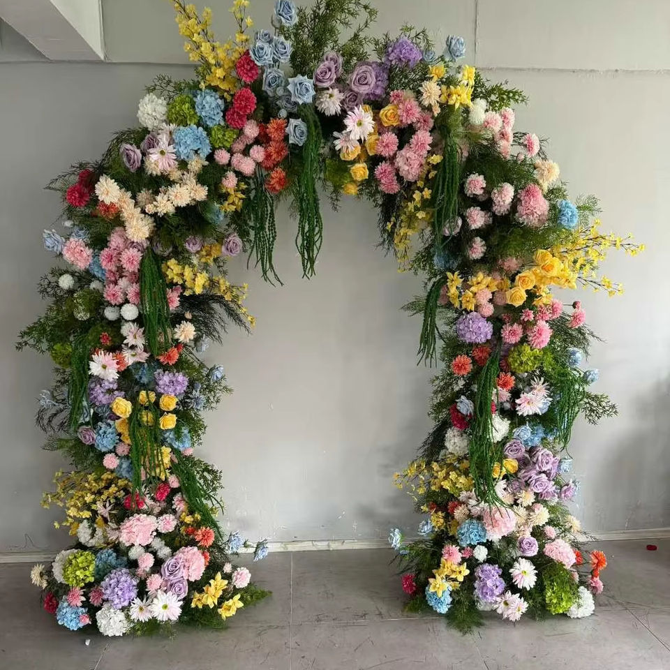 Customized Monet Garden Simulation Flowers Wedding Arch Children's ...