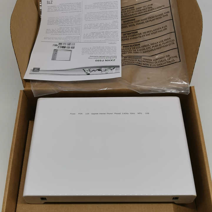 Orignal Dual Band ONU Wifi ZXHN F680 Omci Fiber Router 4GE LAN 2.4g+5g ...