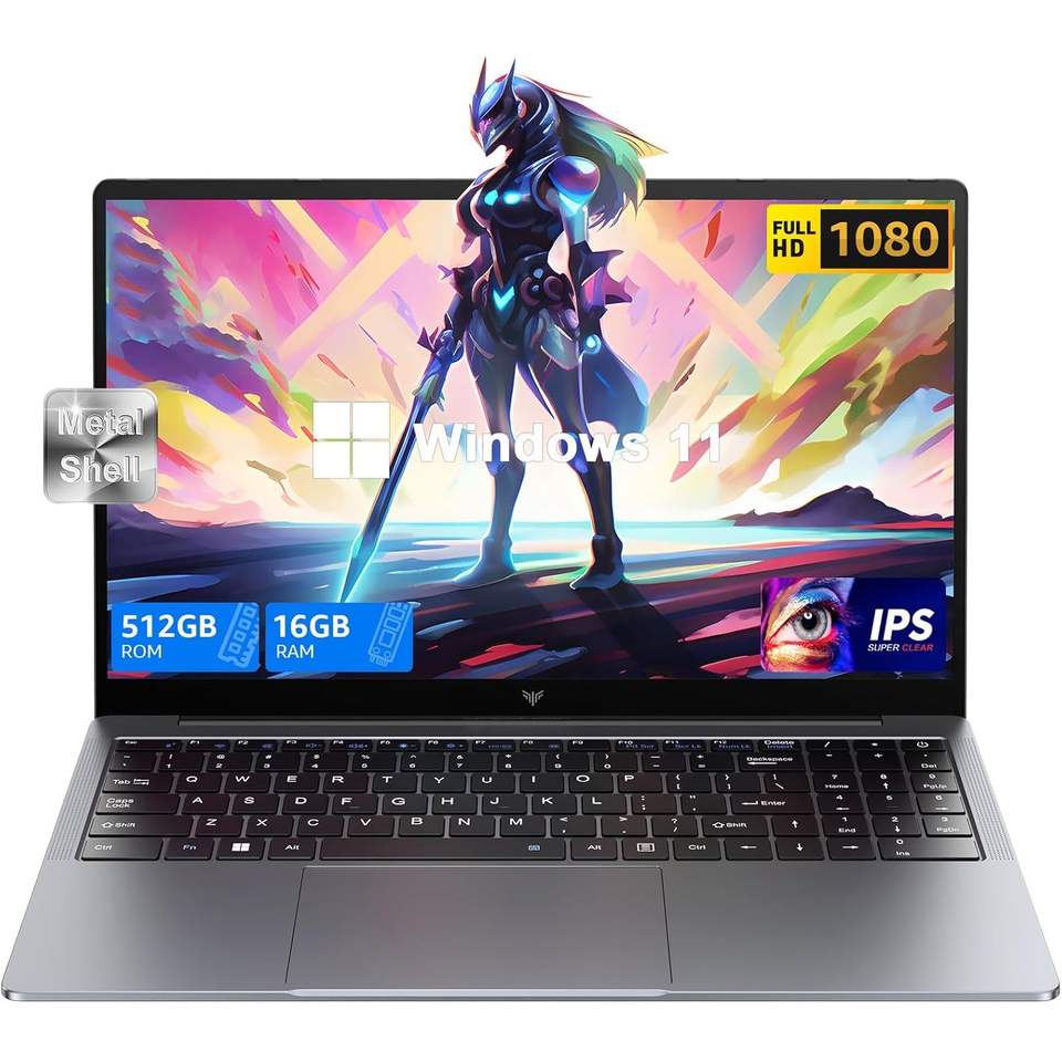 KAIGERR AX15 2025 Gaming Laptop with Intel Quad-Core Processor (Up 3 ...