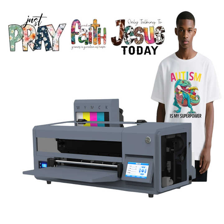 Latest Model A3 DTF Desktop Business Printer with Hansen Board Powder ...