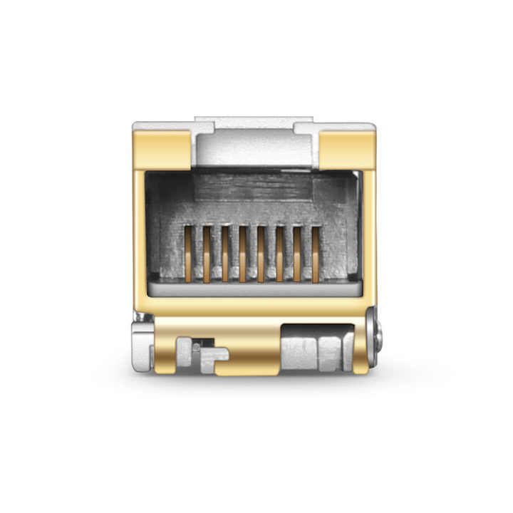 RJ45 Transceiver 10/100/1000BASE-T SFP SGMII tembaga 100m RJ-45 modul ...