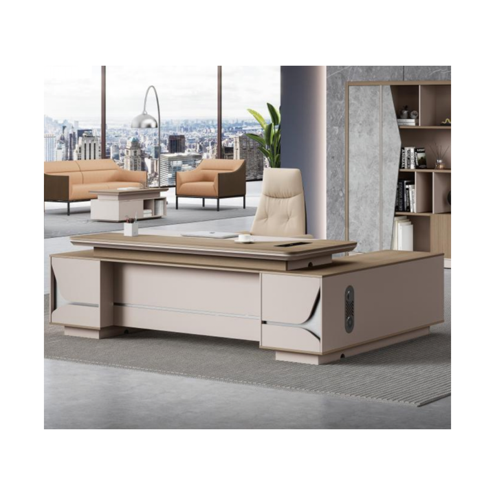 Modern Luxury Office Furniture CEO Table Director Desk Wooden Executive ...