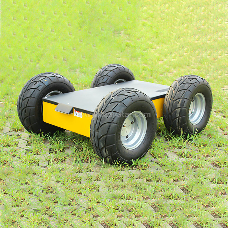 100kg Payload Remote Control Robotic Chassis for Security