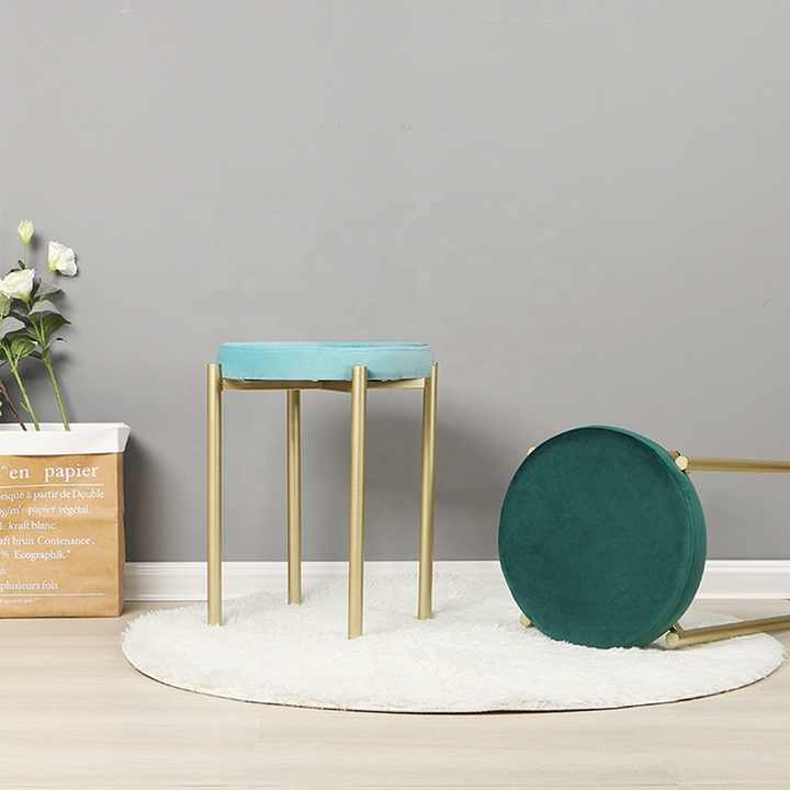 Nordic Modern Simple Light Luxury Table Stools for Living Room