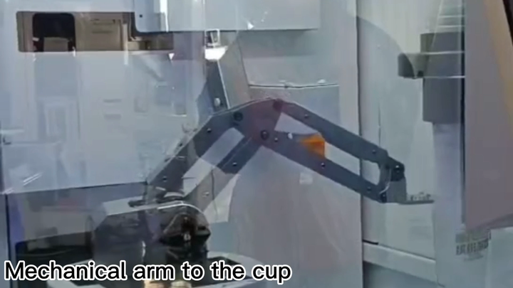 Small Robot Arm Coffee Shop Machine Ai Coffee Kiosk Unmanned Smoothie ...