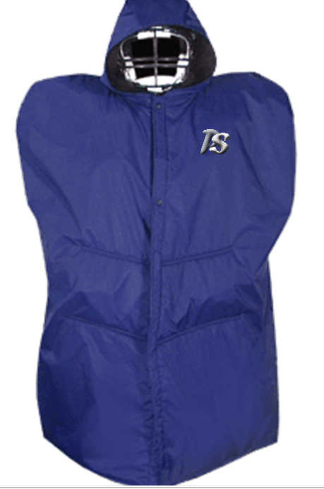 Football Sideline Cape Sportswear Outdoor Stadium Chair Fleece Lined ...