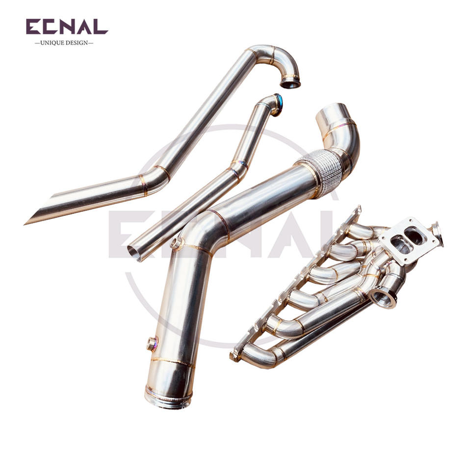 Ecnal for BMW Gen2 B58 High Performance T4 Interface Turbo Manifold Kit SS304 Exhaust Manifold ...