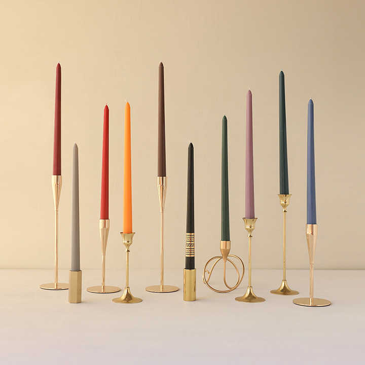 Long Stick Nordic Candles Set Taper Candles for Wedding Decoration ...