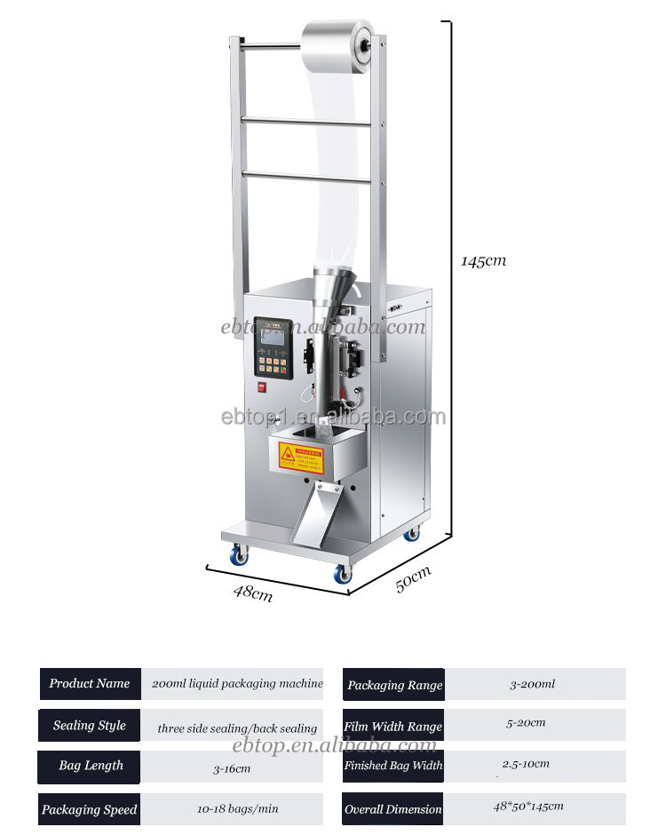 2024 Automatic Food Packaging Machine for Ice Pops Water Pouches Jelly ...