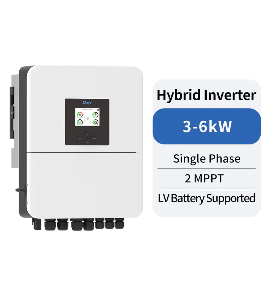 Deye 5KW Hybrid Inverter 3.6kw 5kw 6kw 8kw Single Phase on off Grid ...