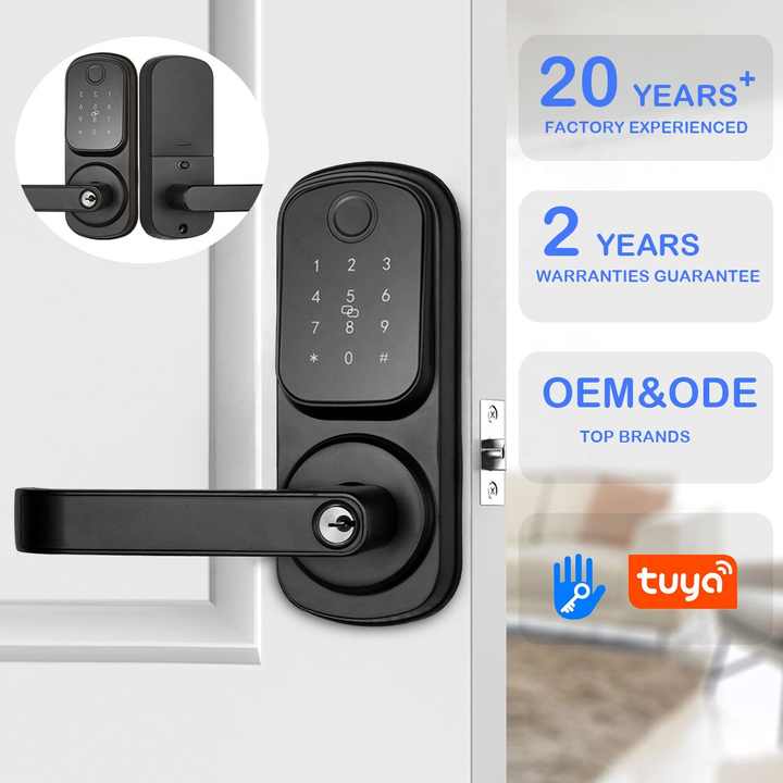 Smart Deadbolt Door Lock Keyless Entry Door Lock Fingerprint Lock for ...
