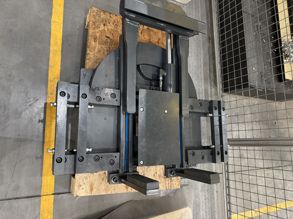 Forklift Bin Rotator Attachment | Hydraulic Rotating Clamp for ...